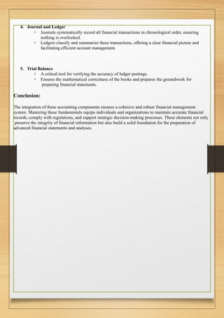 BBA REPORT on Accounting principles , basic accounting examples and ...