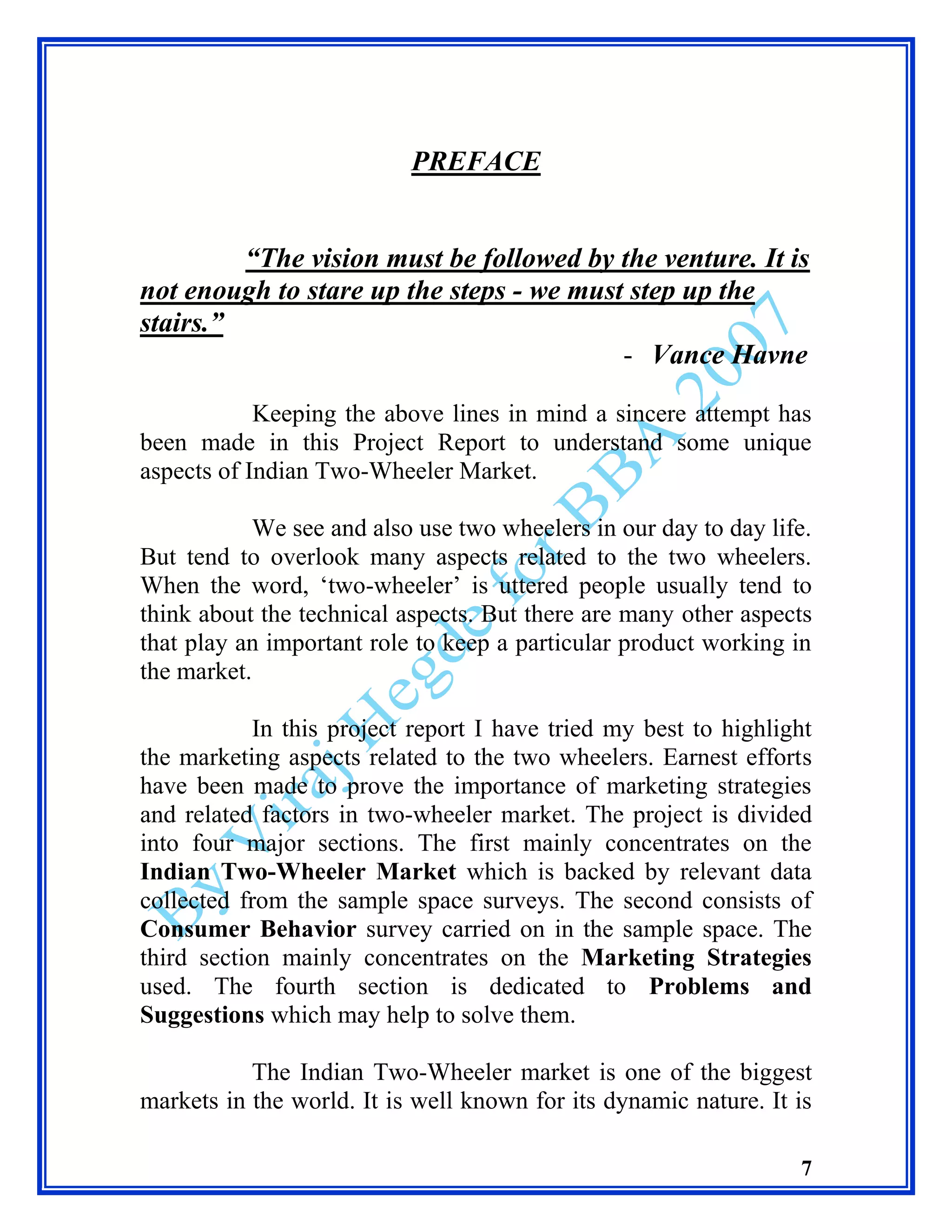 Two-Wheeler Market, Consumer Behaviour And Marketing Strategies | PDF