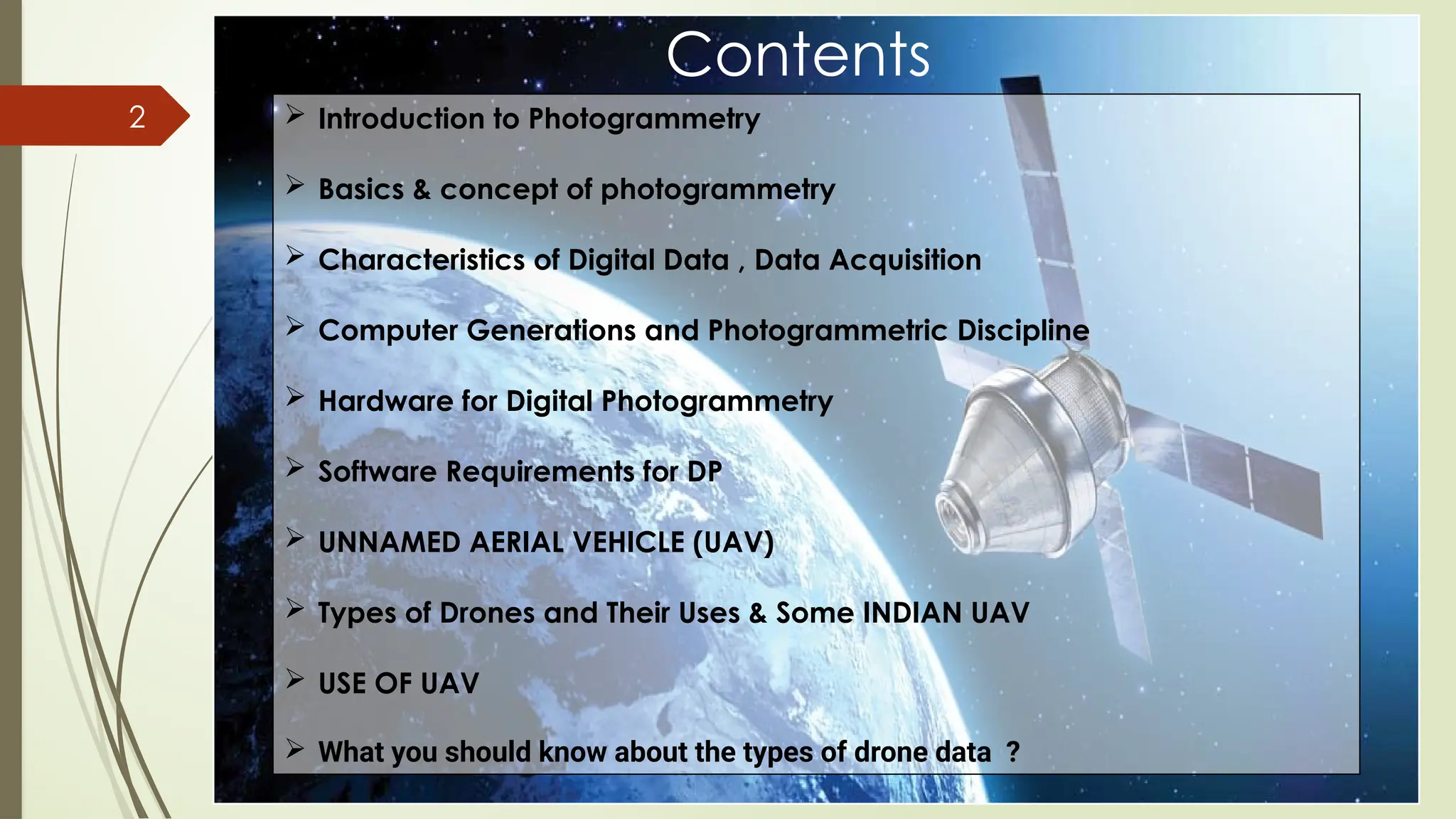 Digital Photogrammetry, UAV, Lidar, Drone Image processing. | PPTX