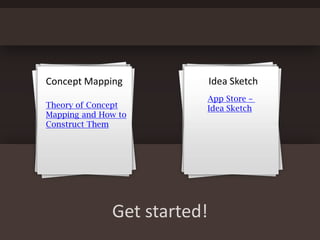 Concept Mapping with Idea Sketch | PPTX