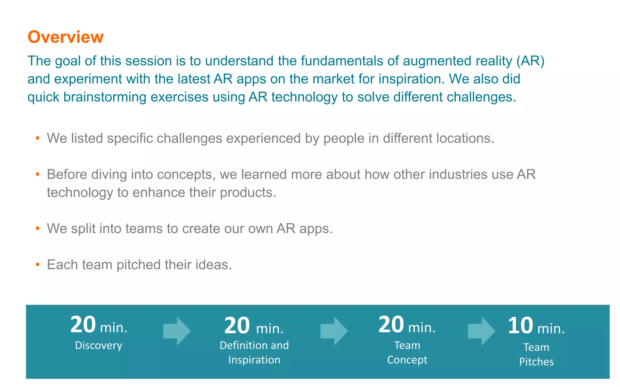 Exploring Augmented Reality for Practical Purposes | PPT