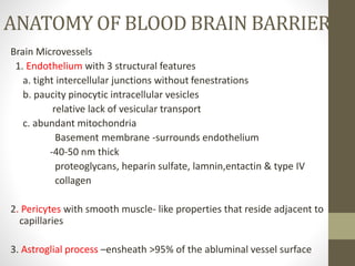 BLOOD BRAIN BARRIER | PPTX