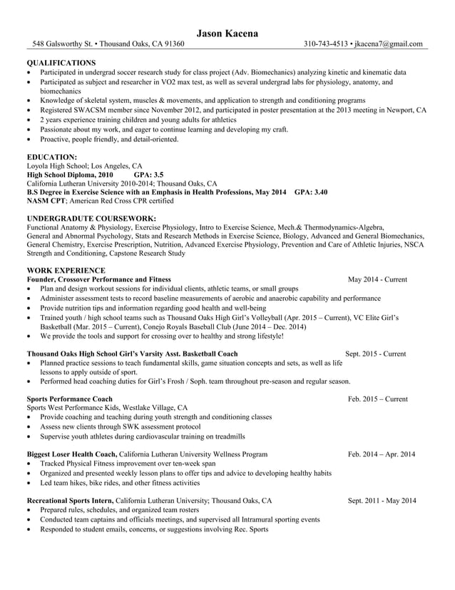 Jason's Resume Final | PDF