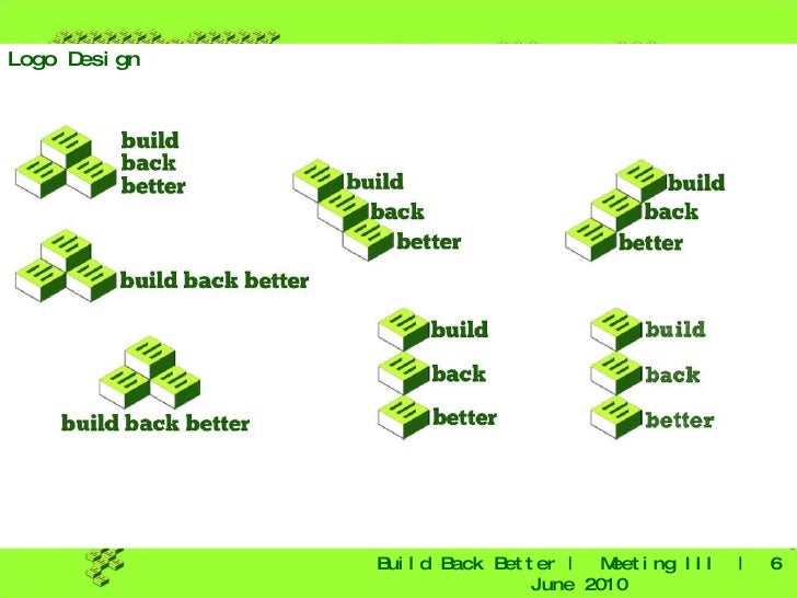 Build Back Better Meeting 3
