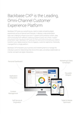 backbase-cxp-datasheet | PDF