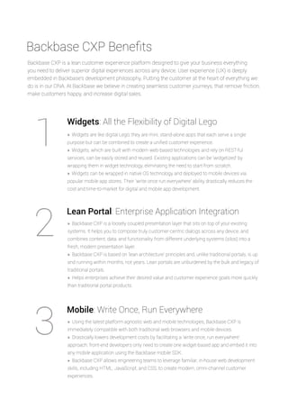 backbase-cxp-datasheet | PDF