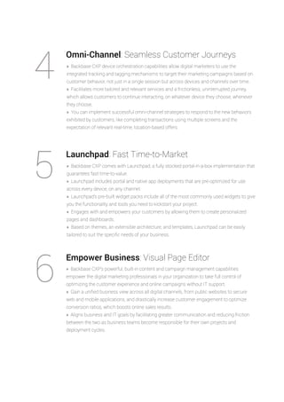 backbase-cxp-datasheet | PDF