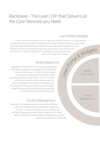 backbase-cxp-datasheet | PDF