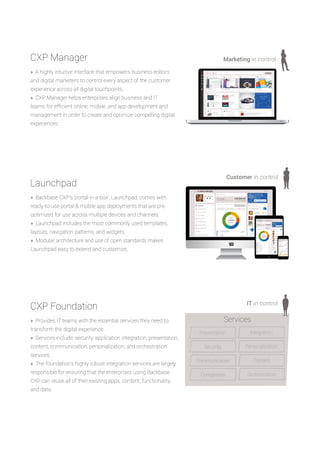 backbase-cxp-datasheet | PDF