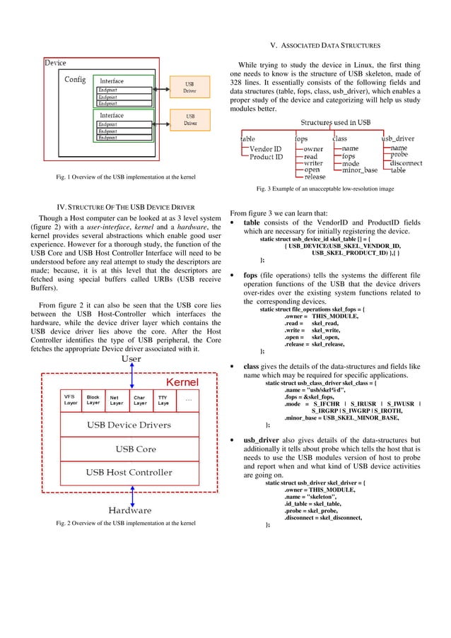 Study of USB Device Drivers under Linux _1_ | PDF