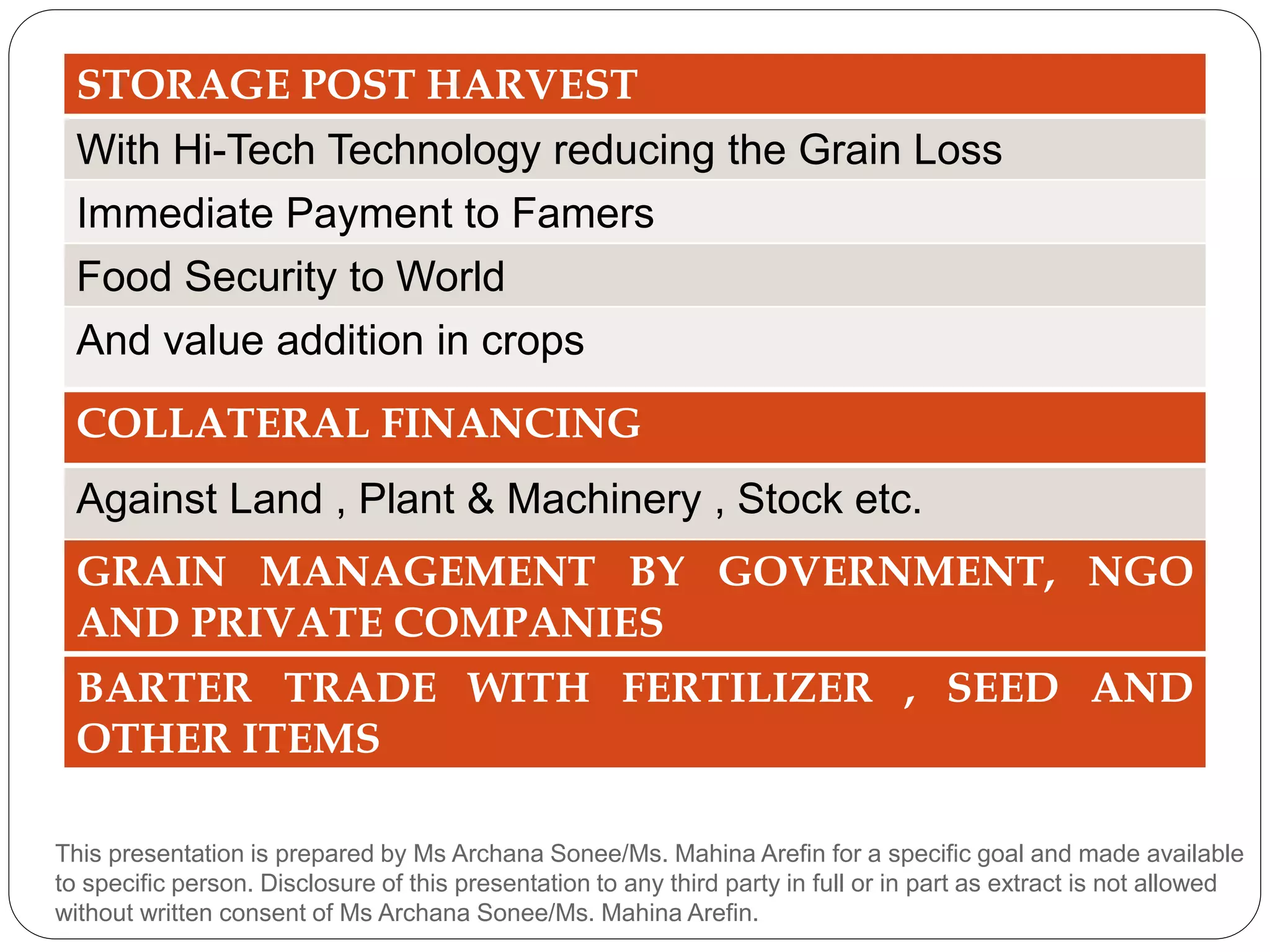 Modern Grain Management | PPTX