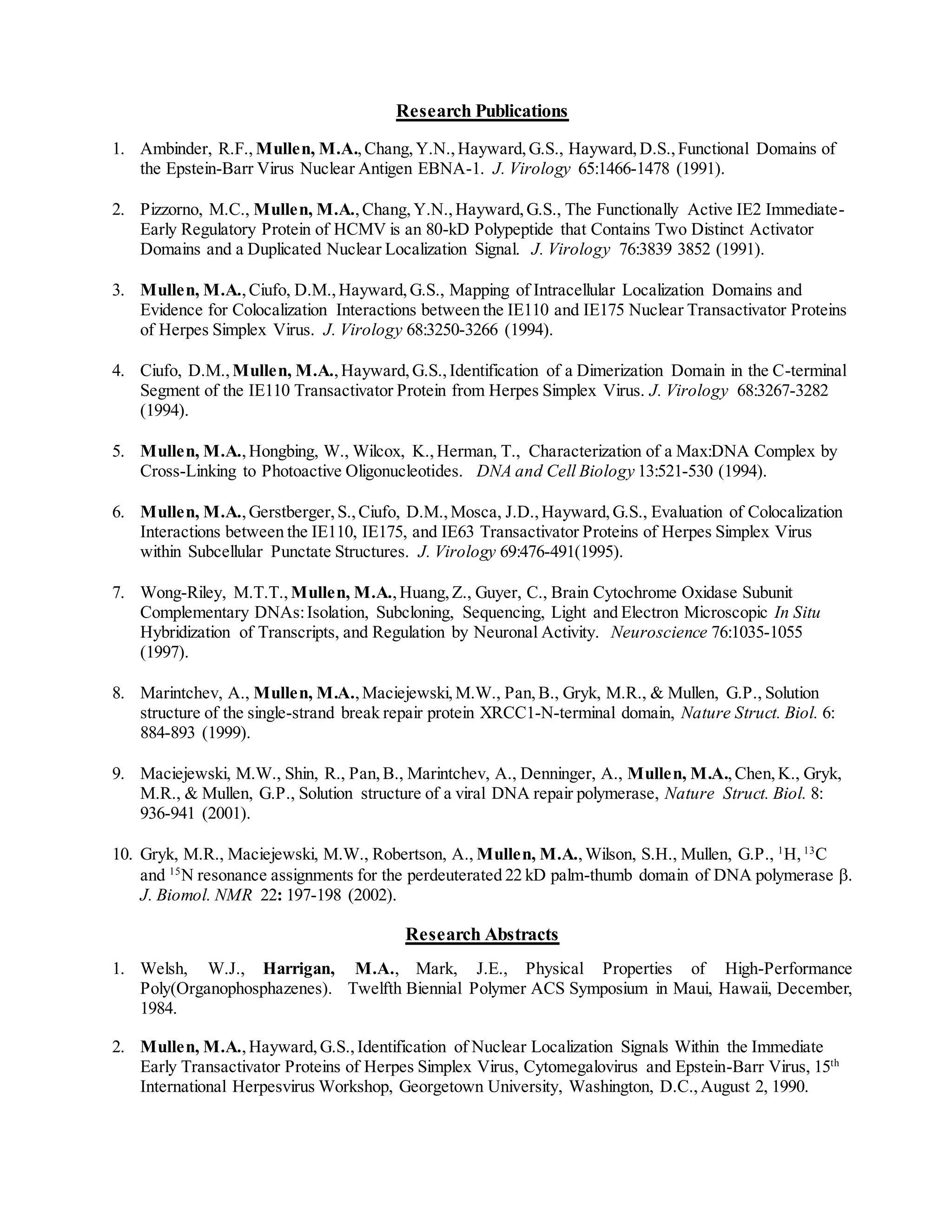 Research Publications | DOCX