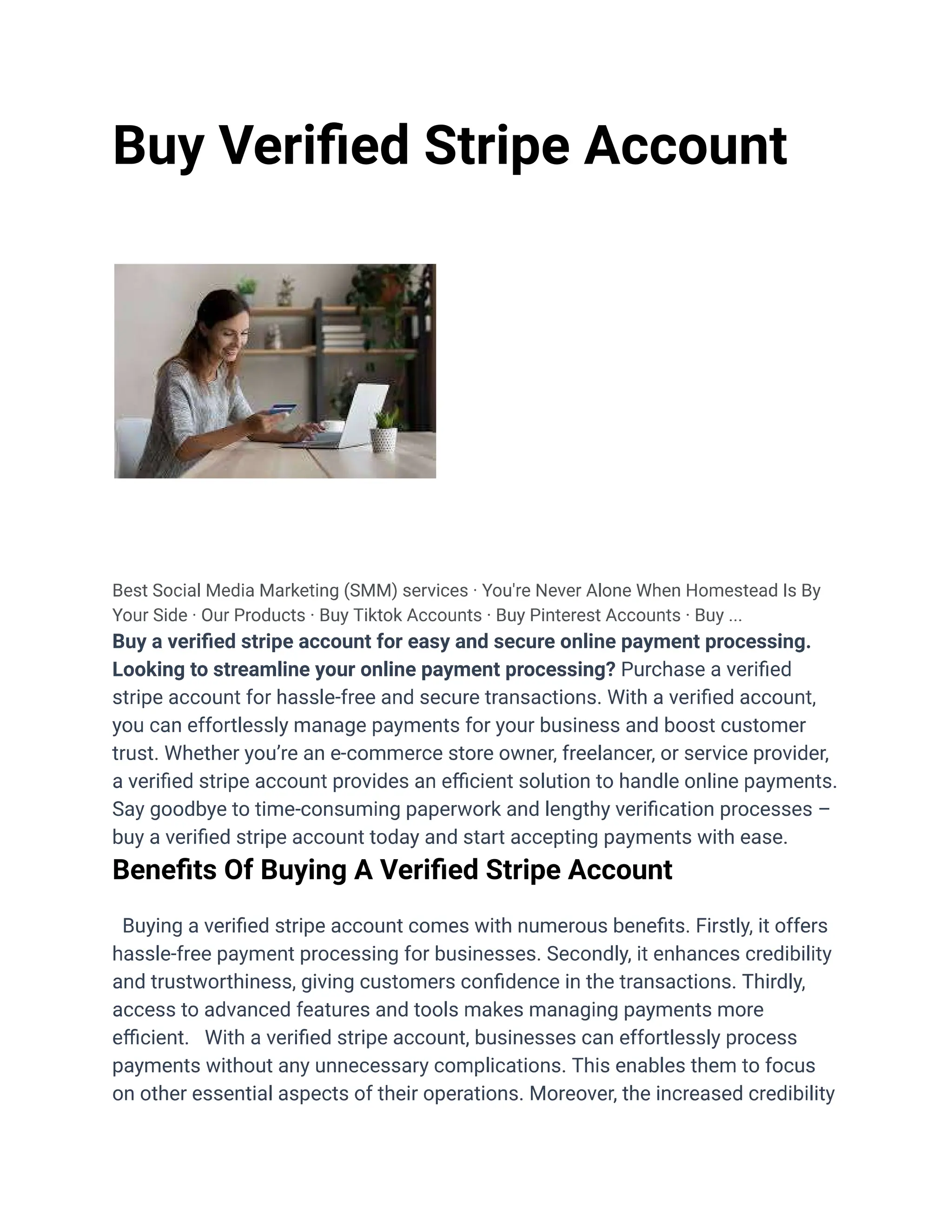 Buy Verified Stripe Account | PDF