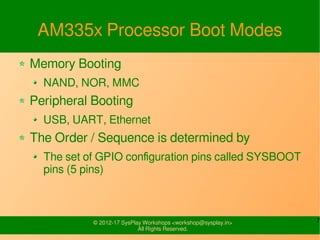 BeagleBone Black Booting Process | PDF