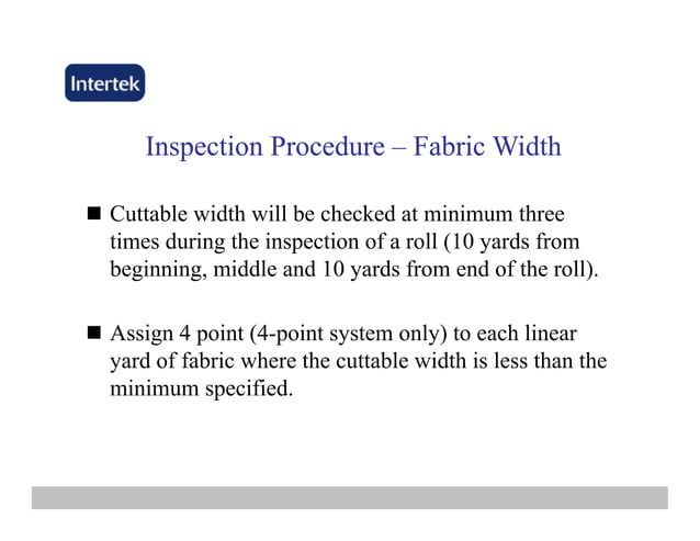 4-Point-Fabric-Inspection | PDF | Women\'s Intimates and Sleepwear ...
