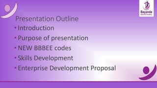 Bbbee esd and sd presentation | PDF