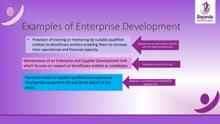 Bbbee esd and sd presentation | PDF