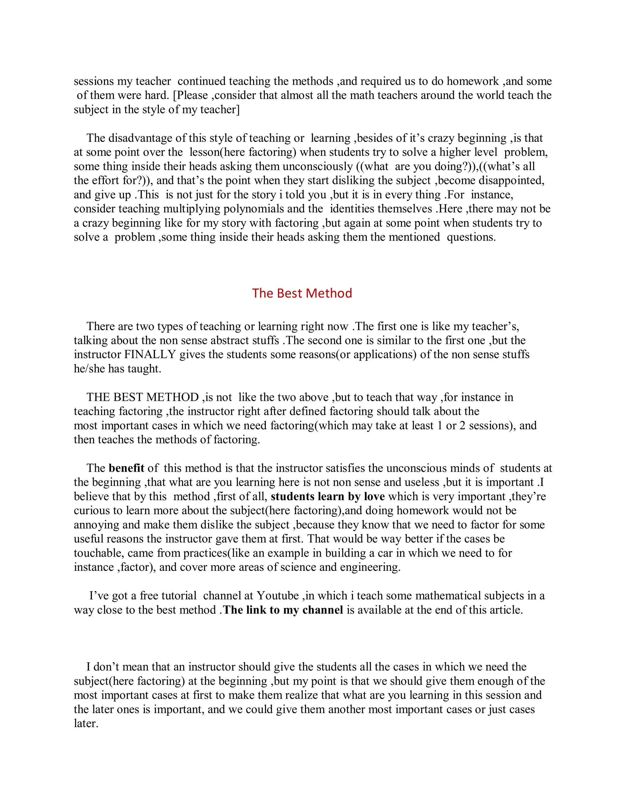 The STUPID MATH finally became SWEET! | PDF