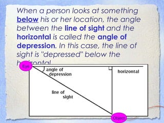 angle of elevation and depression | PPT