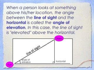 Bbbm angle of elevation | PPT