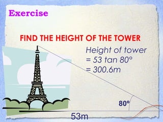 Bbbm angle of elevation | PPT