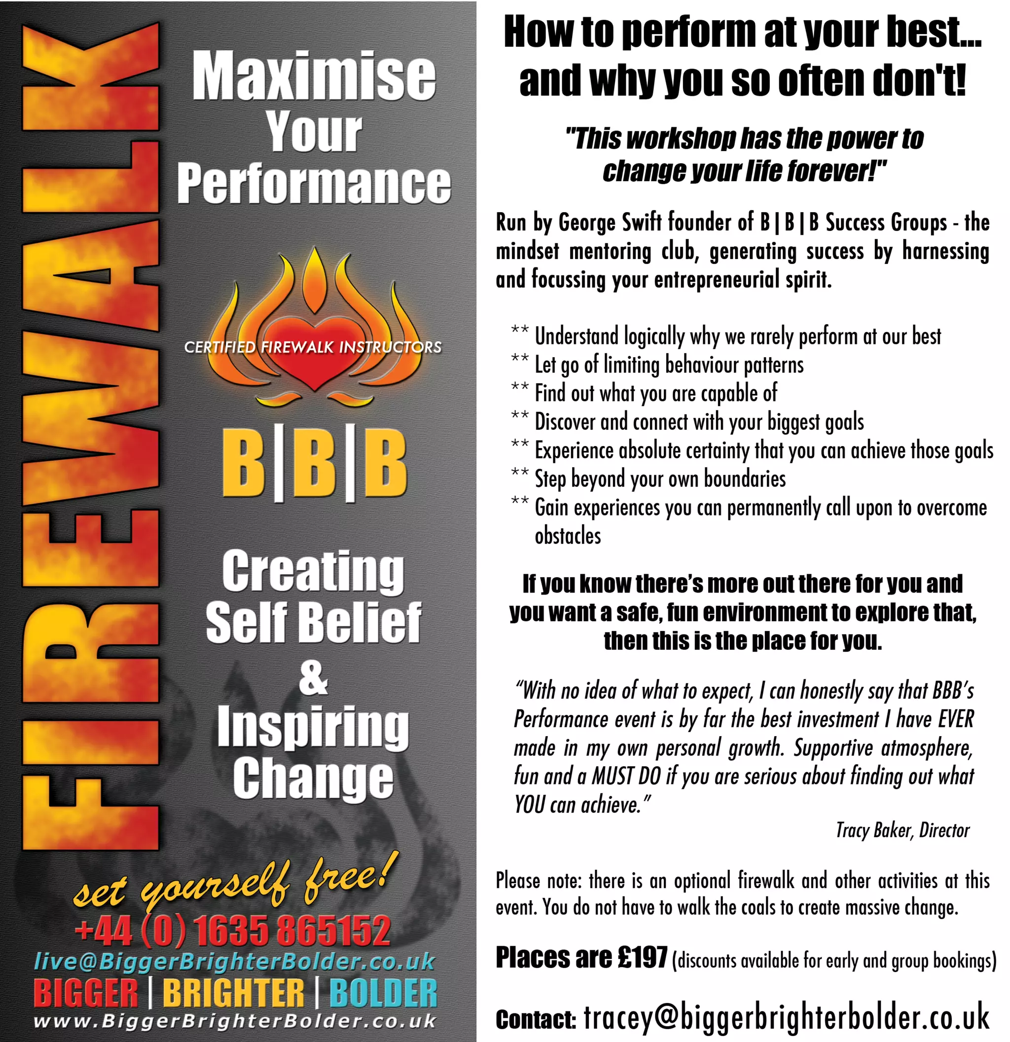 Bbb performance workshop flyer | PDF