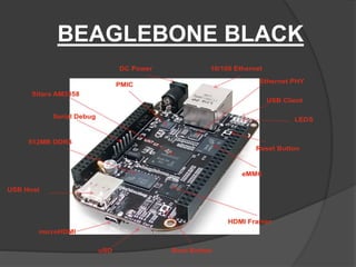 Beaglebone Black Introduction with Architecture and Code | PPTX
