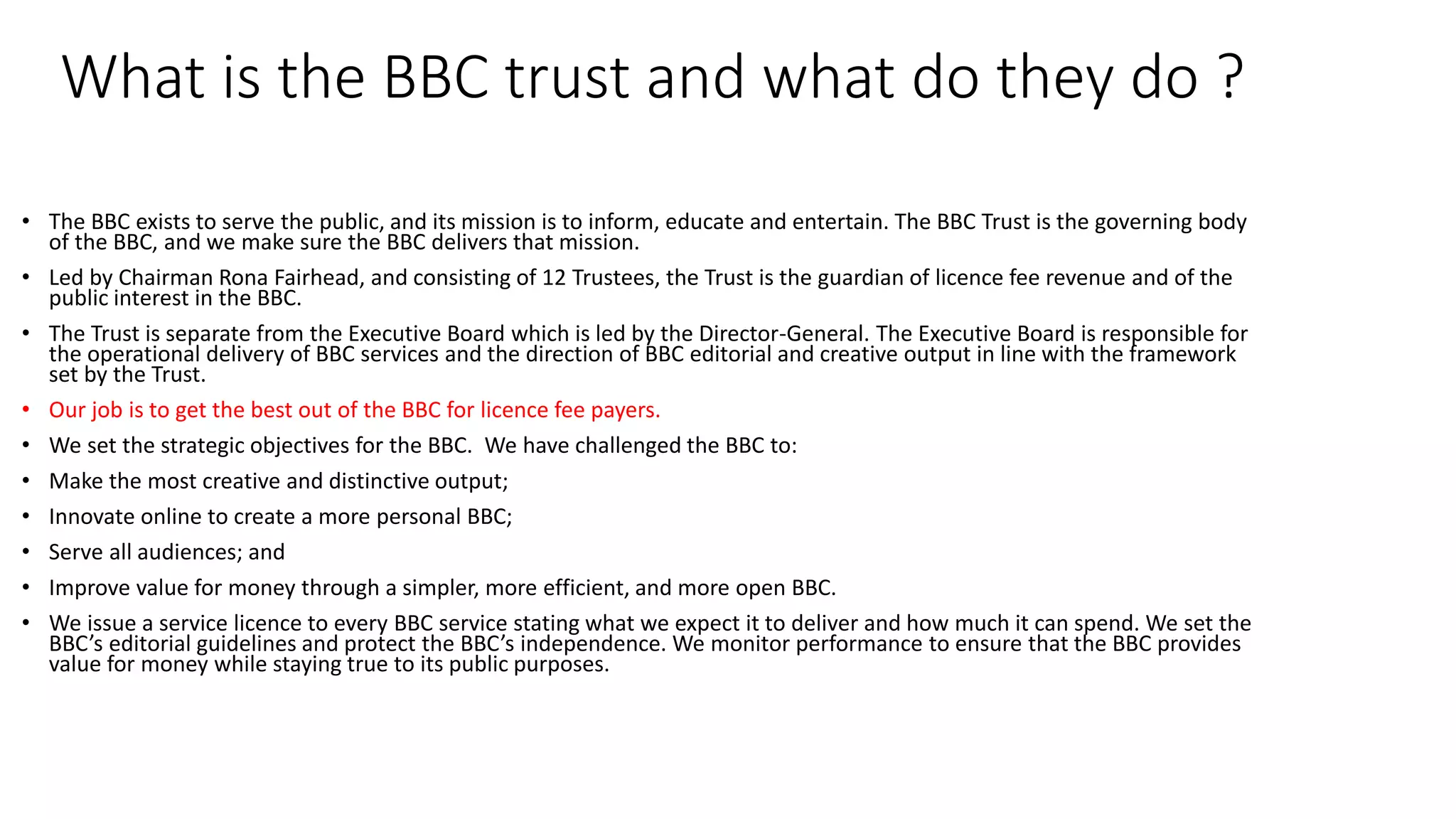 The BBC | PPTX