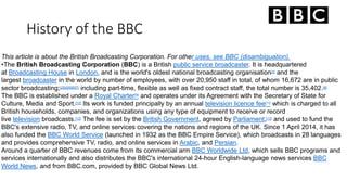 The BBC | PPTX