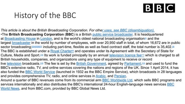 The BBC | PPT