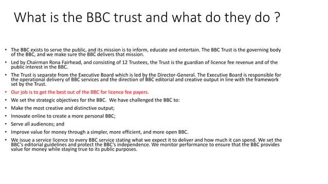 The BBC | PPT