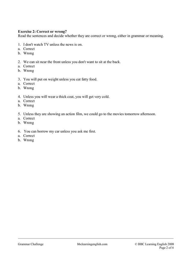 Bbc english language quiz | PDF