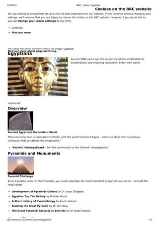 Bbc history egyptians | PDF