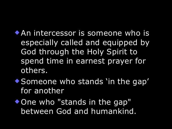 PRAYER & INTERCESSION - a teaching series