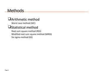ToleranceStackup | PPT