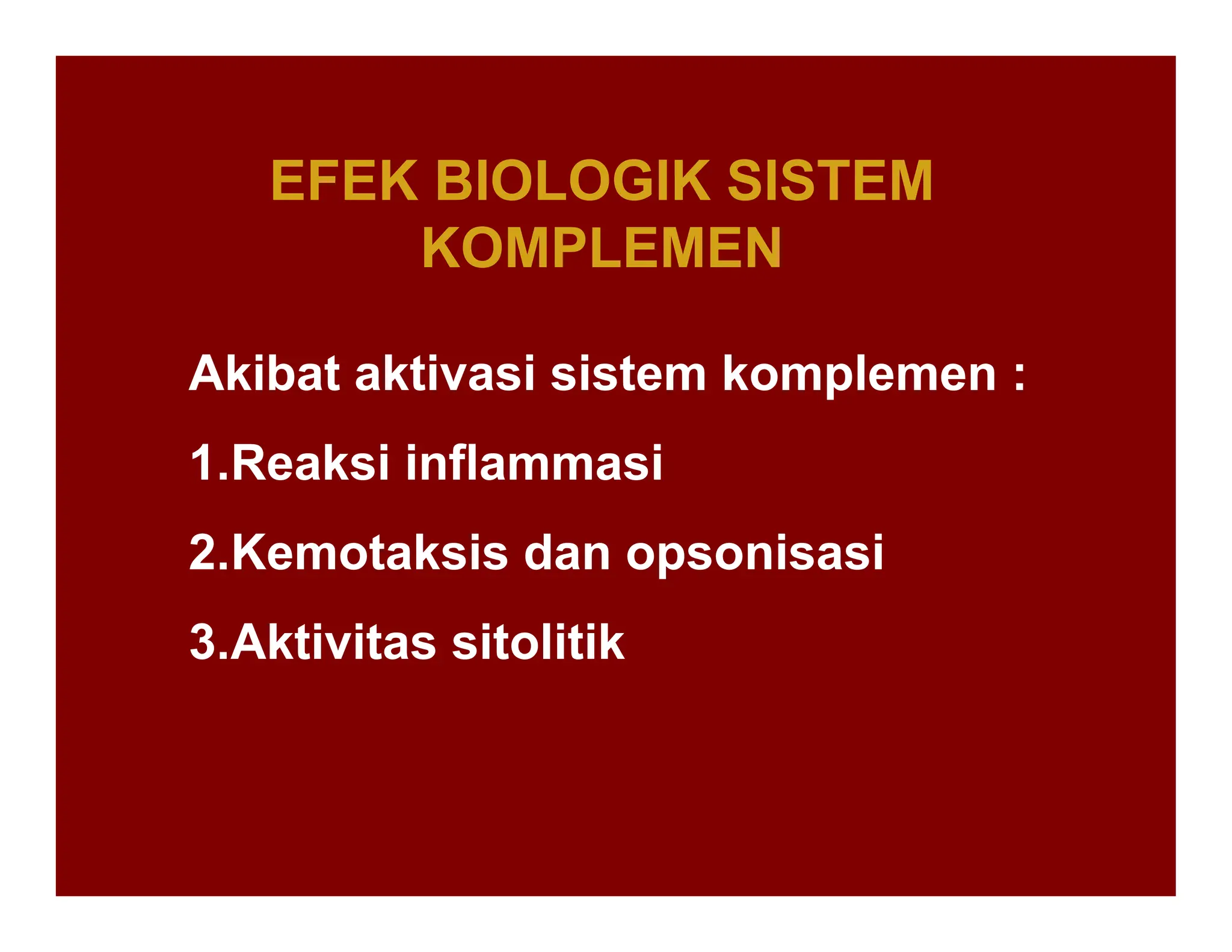 sistem komplemen sistem komplement sustem komplemen sistem komplemen | PDF