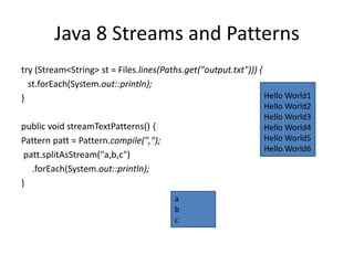 Java 8 Examples | PPTX