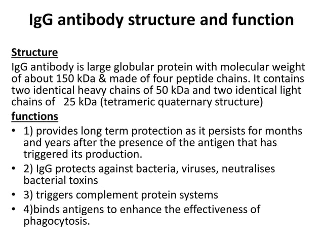 Antibody Structure, Types & Functions | PPTX | Blood Disorders ...
