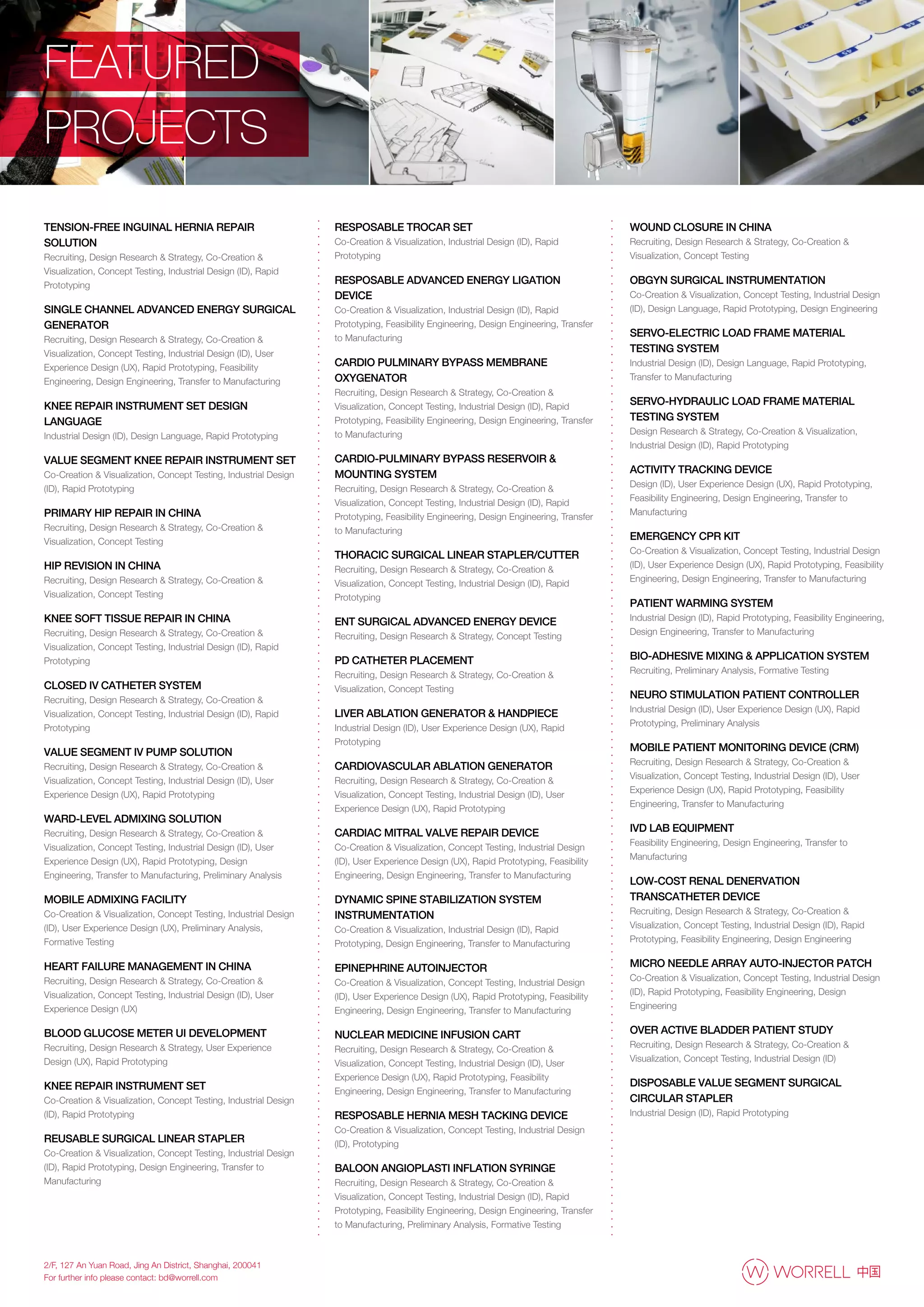 WORRELL China Capabilities 2015 | PDF