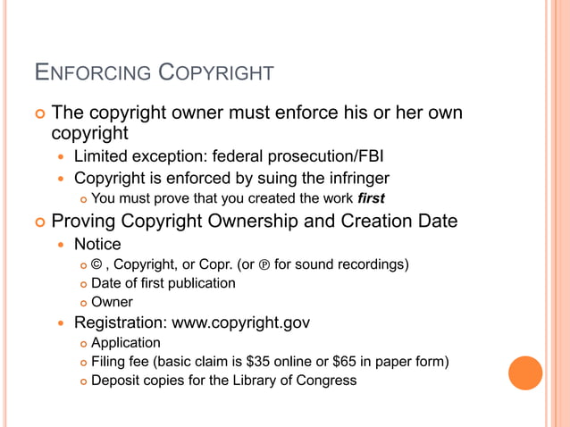BBCC Copyright slides | PPTX