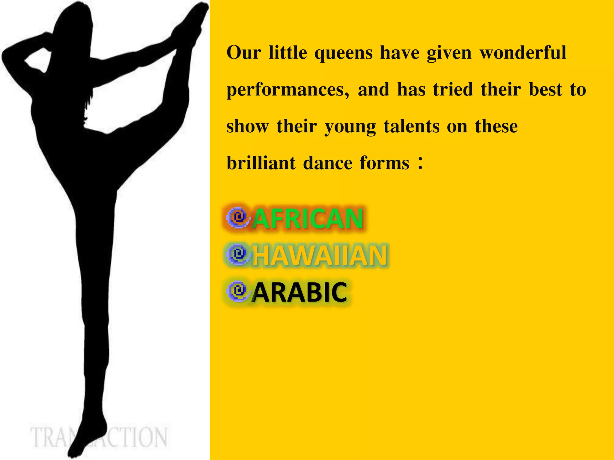 DIFFERENT DANCE FORMS | PPTX