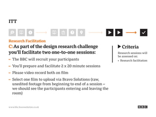 BBC Design Research Roster: Supporting Document | PDF