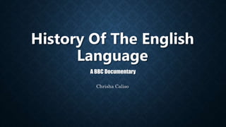 History of the English Language | PPTX