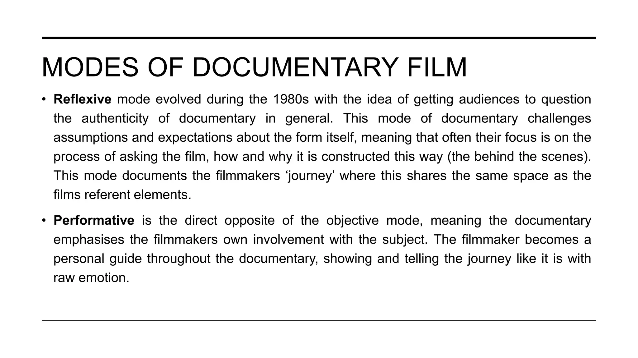 Documentary Research | PPTX