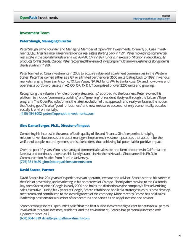 OpenPath Strategy & Performance | PDF