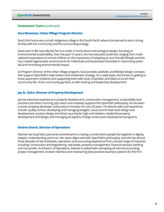 OpenPath Strategy & Performance | PDF