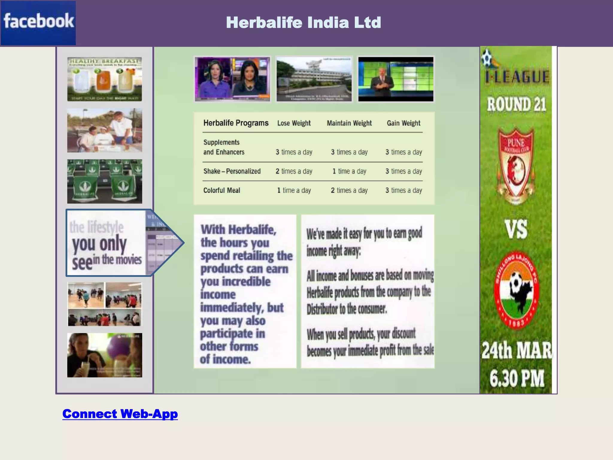 Bbc herbalife presentation webapp | PPTX