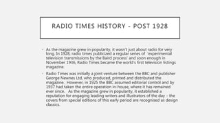 Bbc history radio times | PPTX