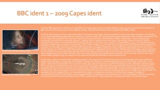 Bbc ident research v4 | PPT