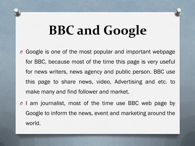 BBC marketing strategy plan | PPT
